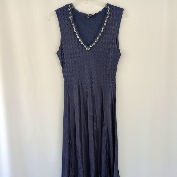 Komarov | Dresses | Komarov Cocktail Dress Embellished With Beads ...